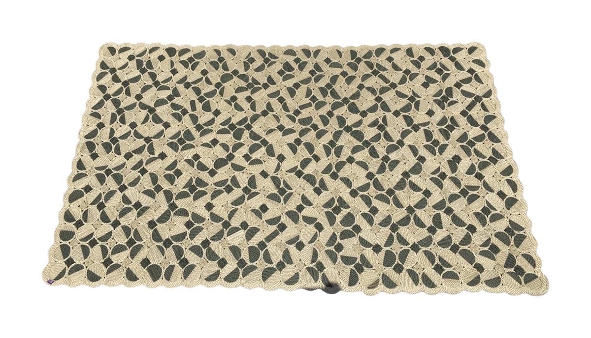 Nomadic State of Mind Rope Rug A9 Tan Sage