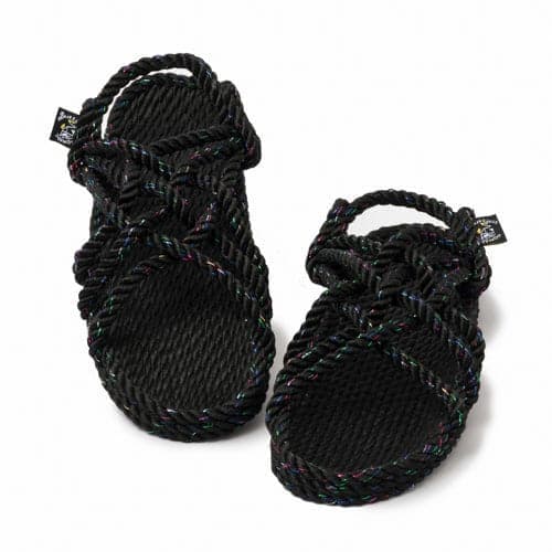 jc rope sandal in disco black – Nomadic State of Mind