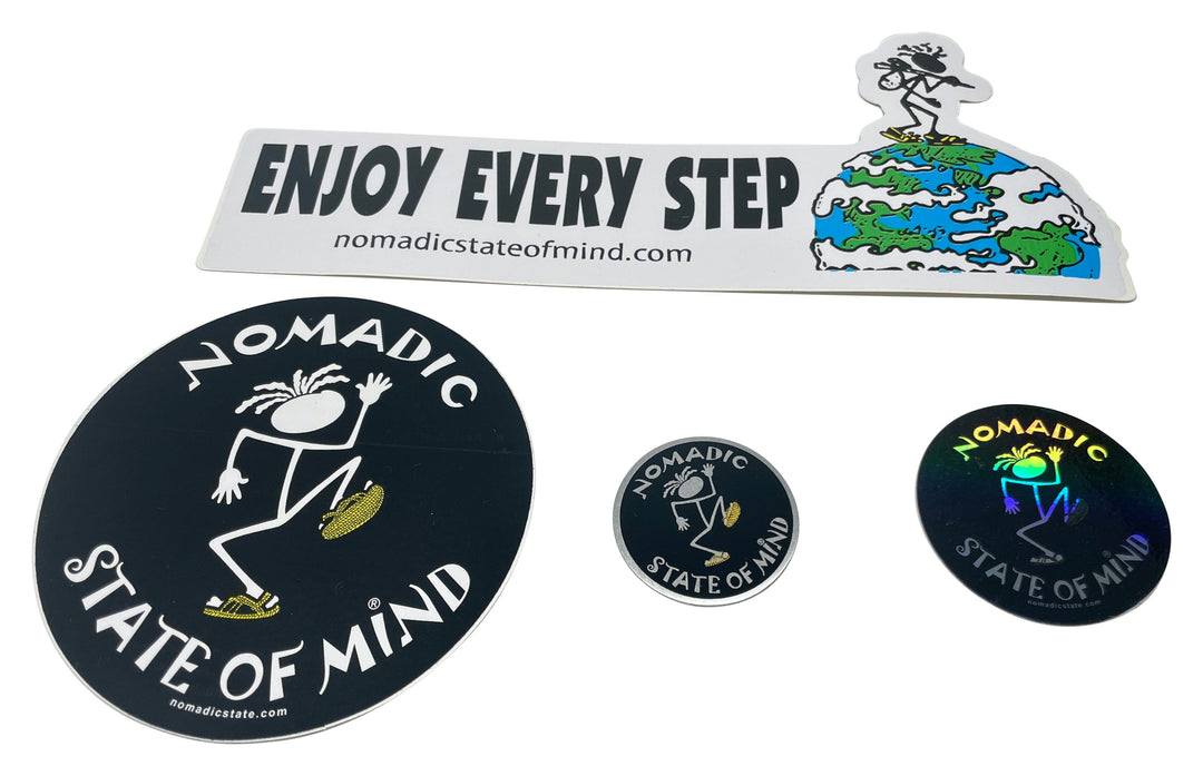 Sticker Assorted NOMO Pack – Nomadic State of Mind